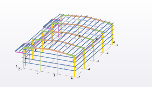 2x PEB Industrial Building with mezzanine floor, UAE – Struct Cad Design & Engineering